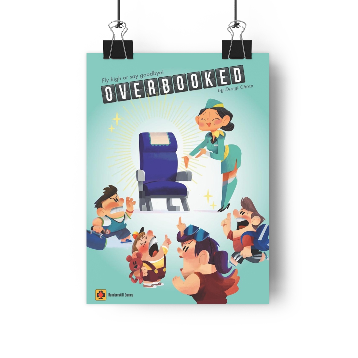 Overbooked Art Print | Randomskill Games